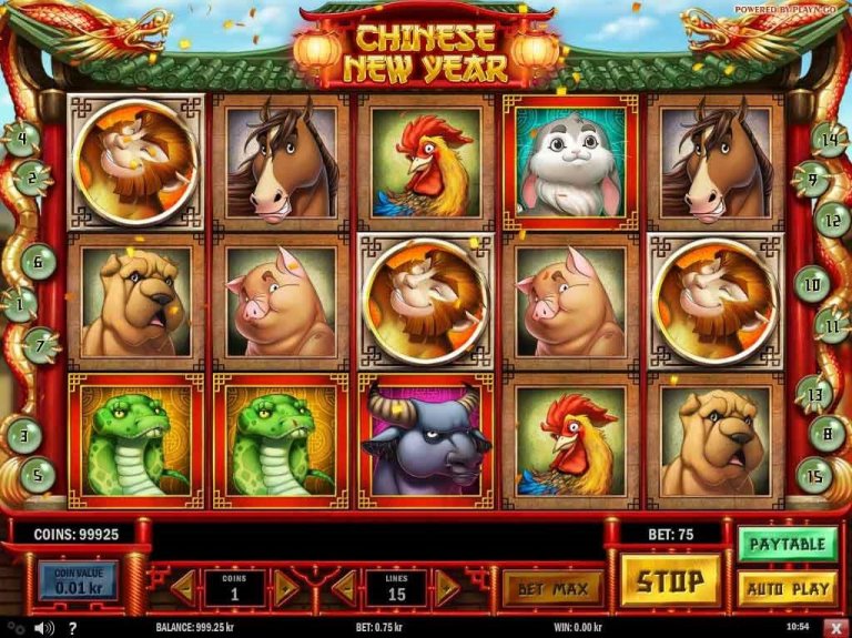 Celebrate new year playing Chinese New Year Slot